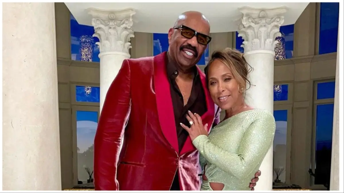 'She Got Some Pretty Legs': Steve Harvey’s Photo of Wife Marjorie Sets ...