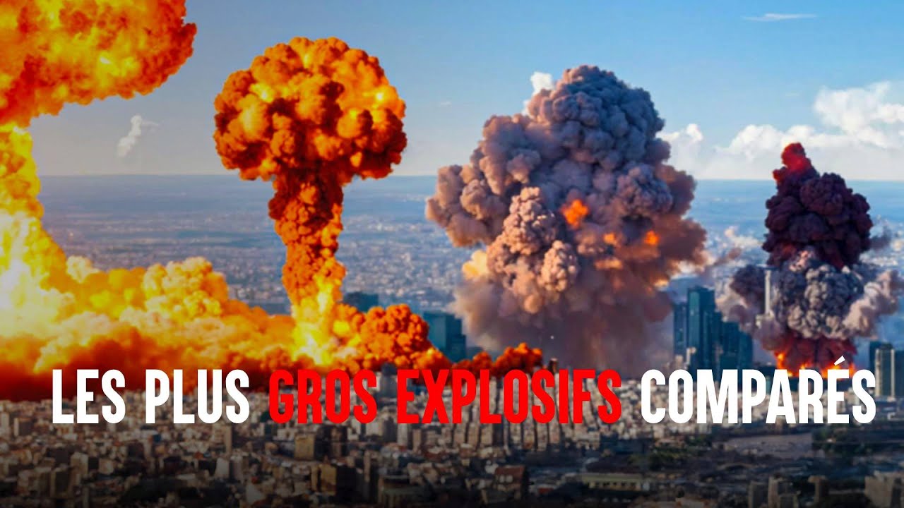 Quels sont les plus grands explosifs au monde
