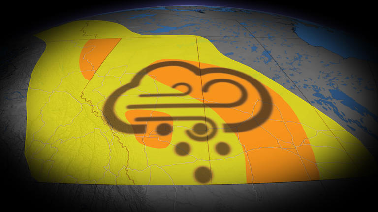 Renewed storm threat with risk of strong winds, large hail over the ...