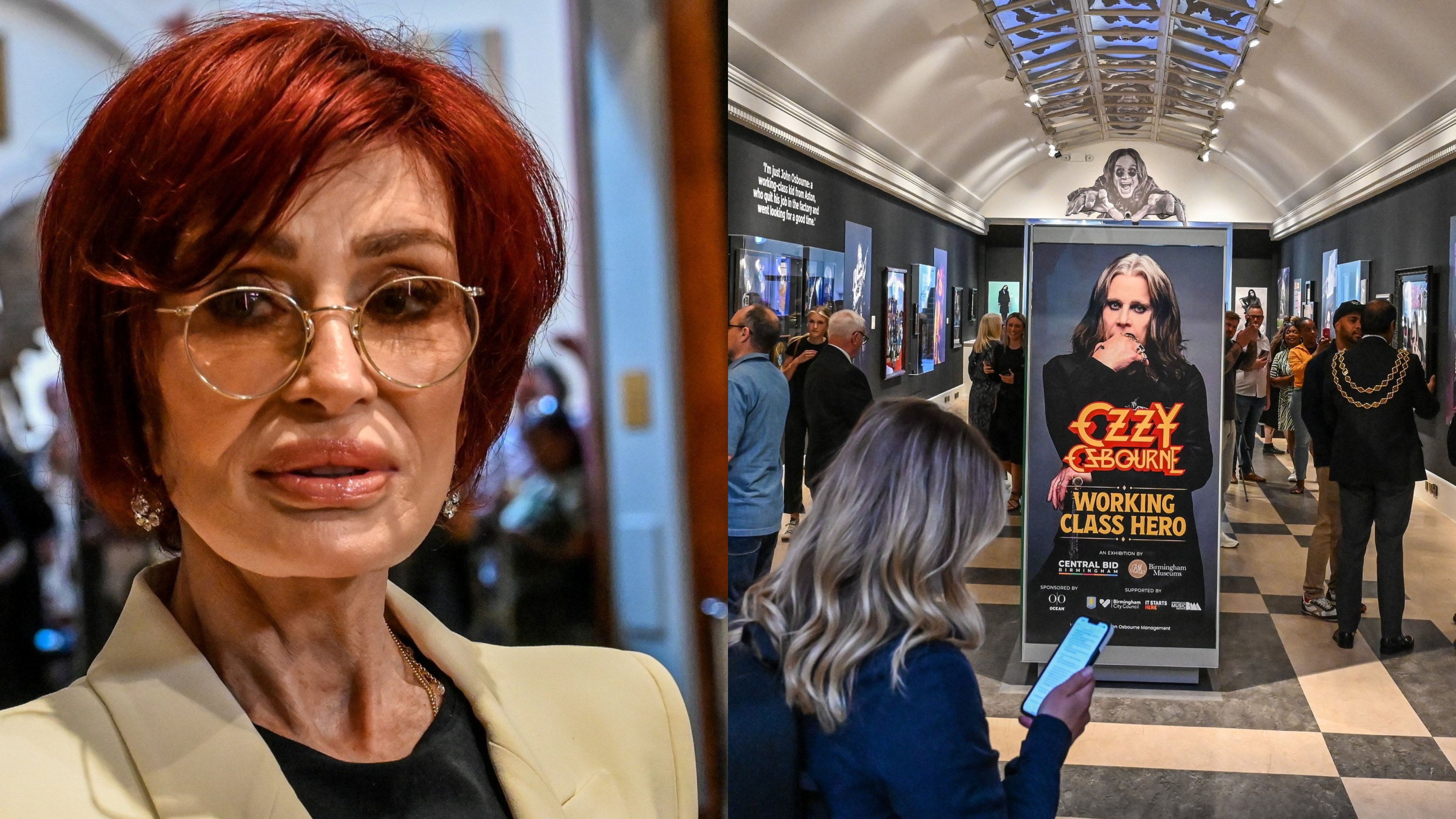 Sharon Osbourne appears at opening of world-first exhibition dedicated ...