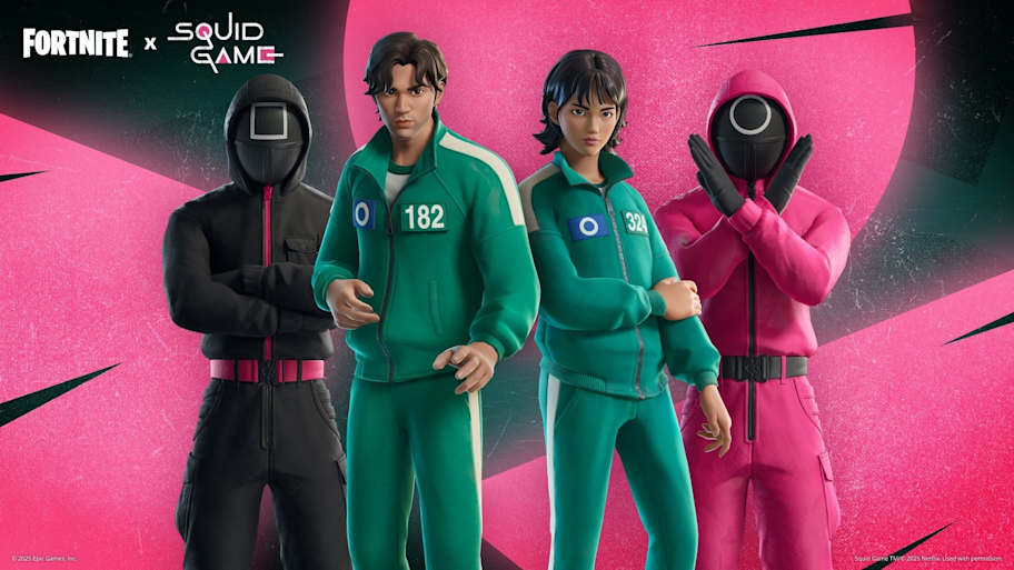 Fortnite Squid Game Skins: Release Time, Price, All Items
