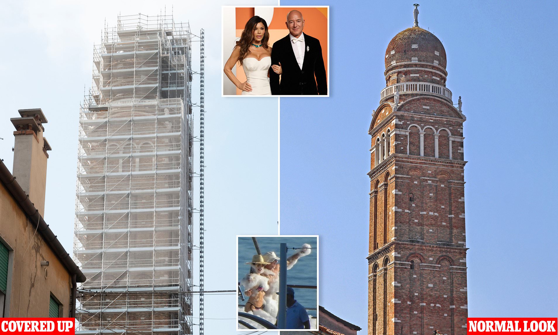 Church that will feature in Jeff Bezos and Lauren Sanchez's Venice ...
