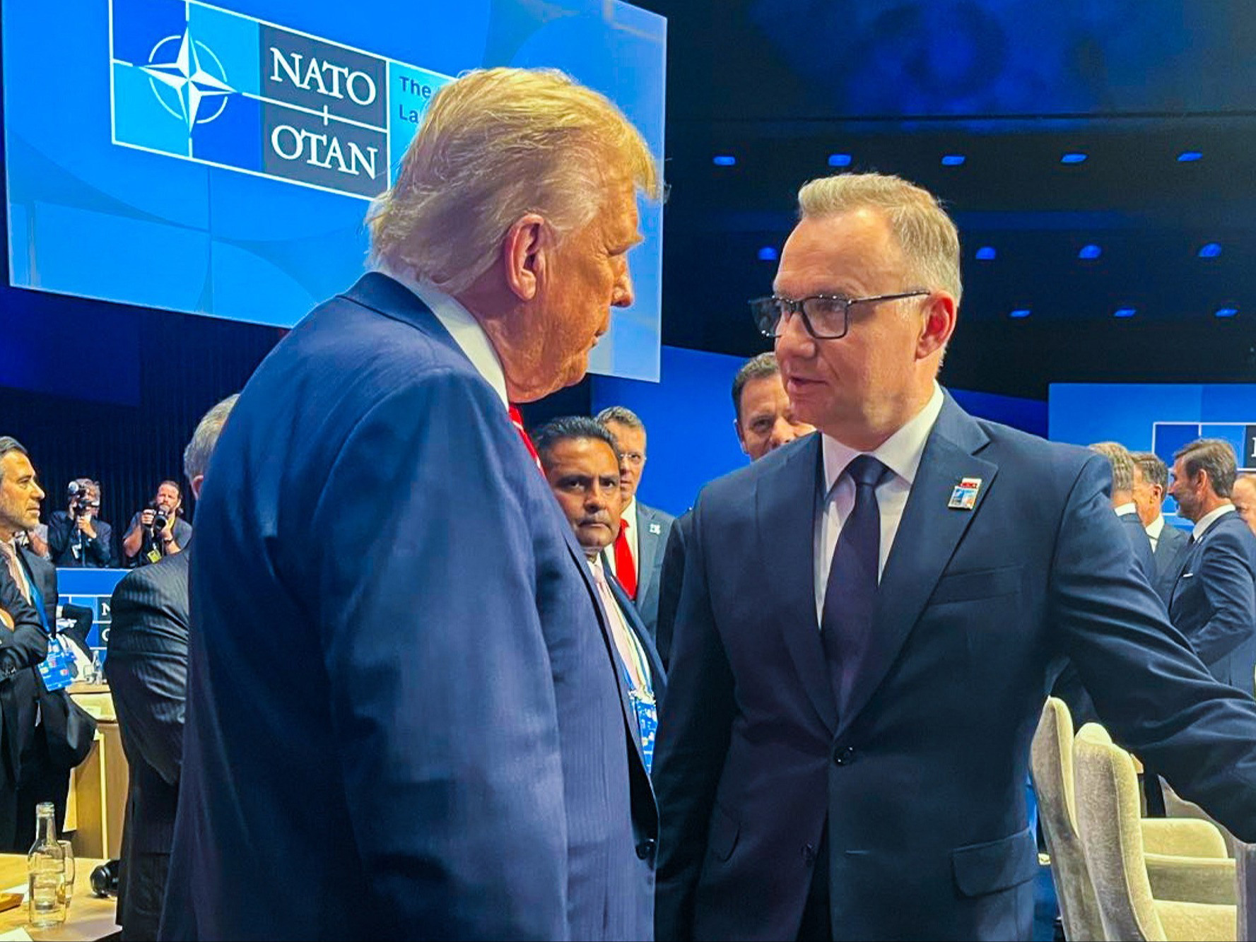 Szczyt NATO w Hadze. Duda rozmawiał z Trumpem Szczyt NATO w Hadze. Duda rozmawiał z Trumpem