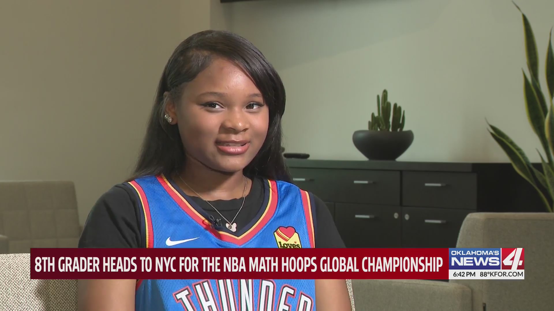 OKC 8th grader earns spot in NBA Math Hoops Global Championship