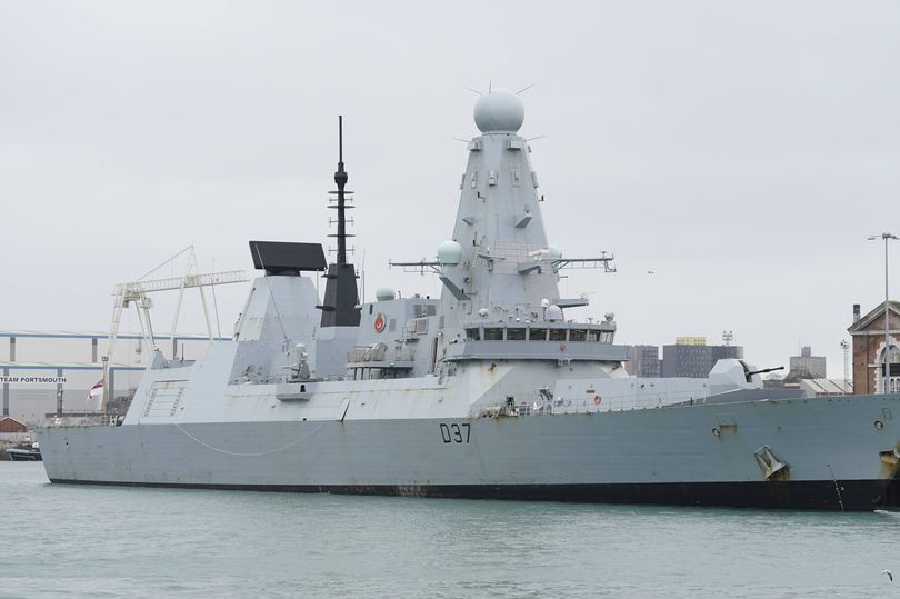 Royal Navy destroyer and patrol vessels shadow Russian ships through ...