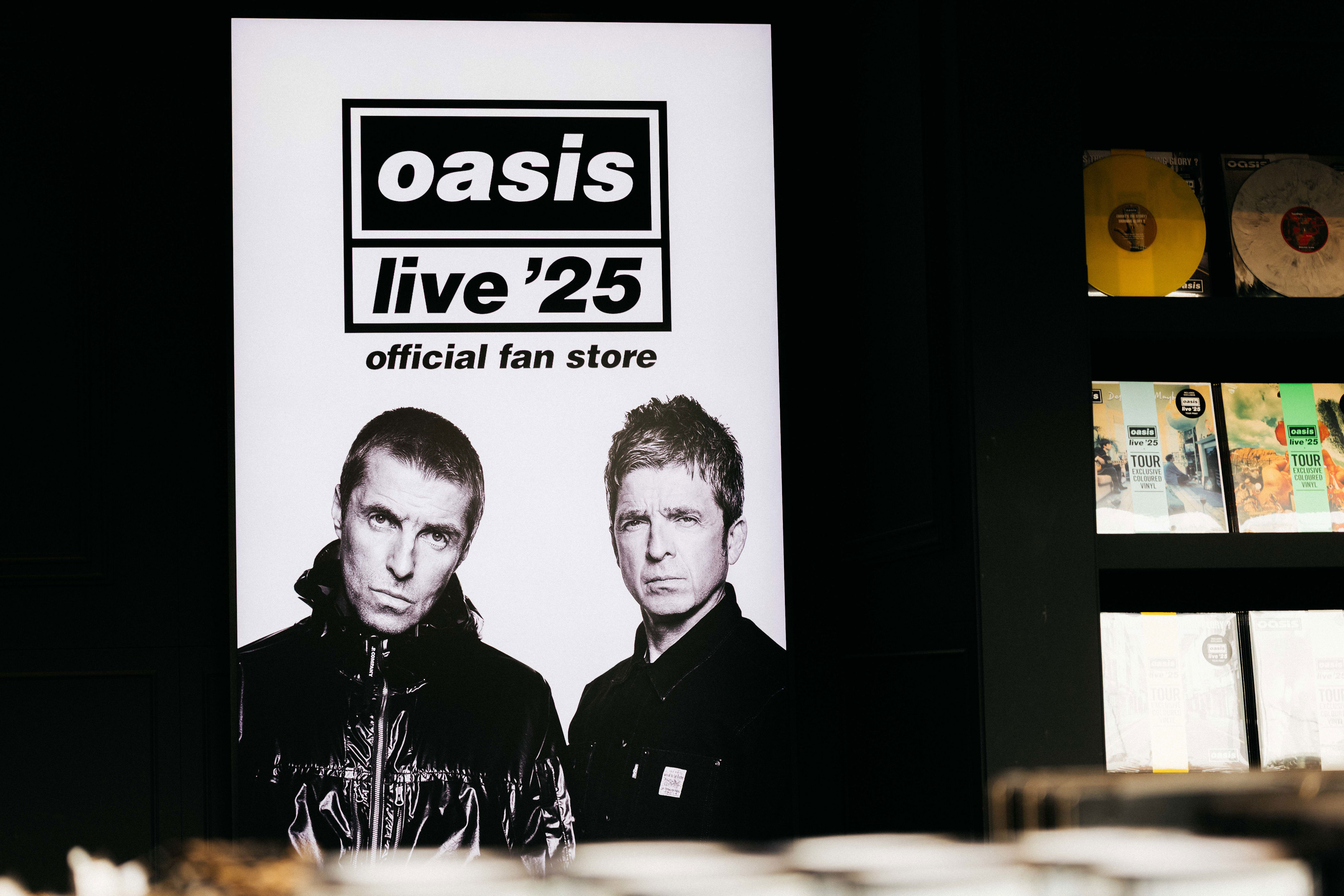 Oasis to open official Edinburgh city centre fan store ahead of ...