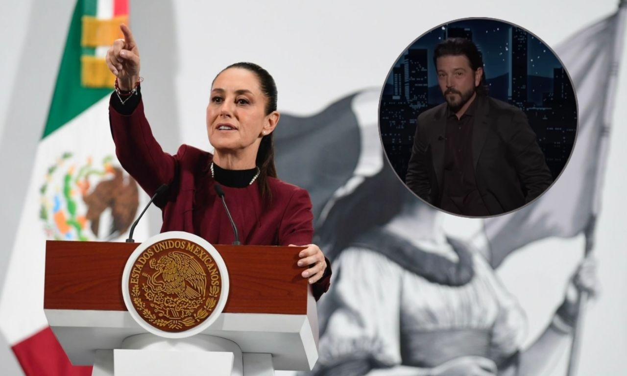 Claudia Sheinbaum reconoce al actor Diego Luna por su fuerte mensaje en ...