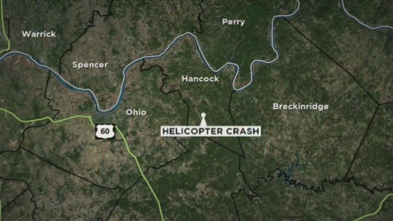 Helicopter crash knocks out power in Hancock County
