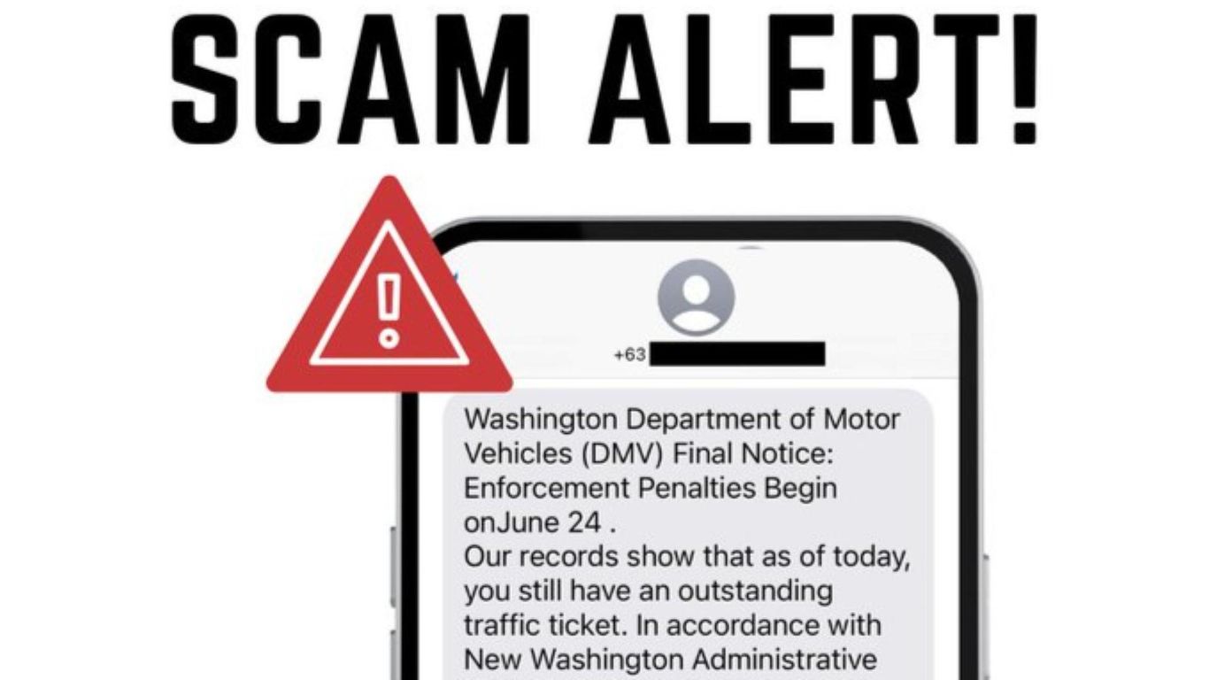 What to do if you get a fake DMV ticket text