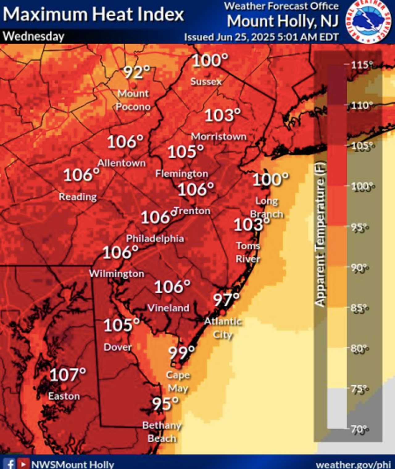 More Than 10K Lose Power As NJ Swelters In 106° Heat