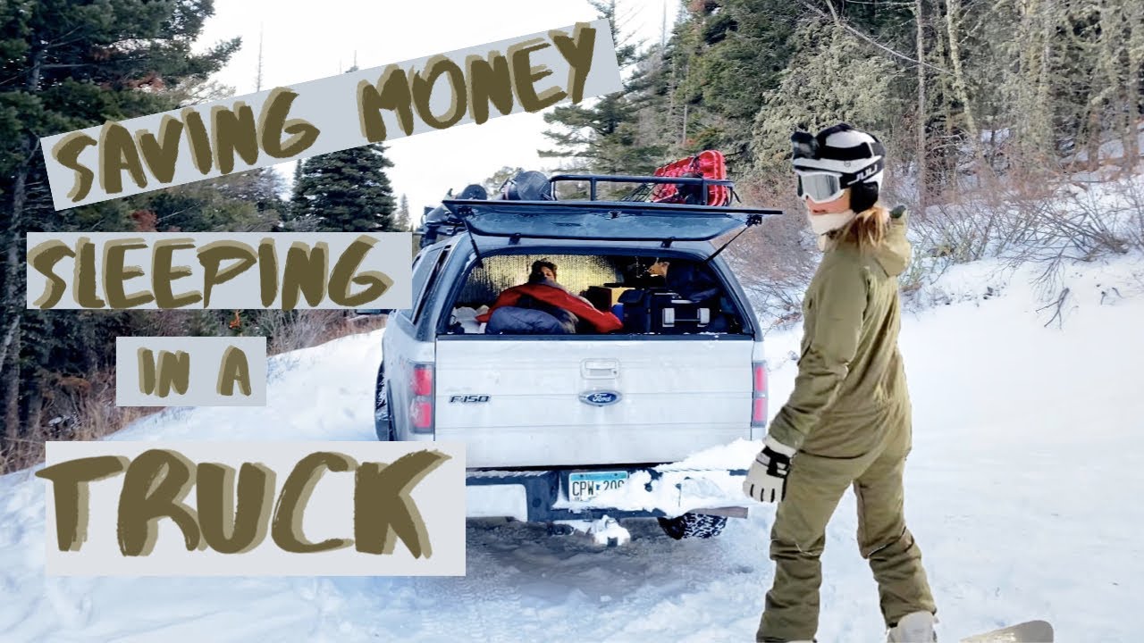 Truck Camping in Montana’s Winter — Snowboarding Edition