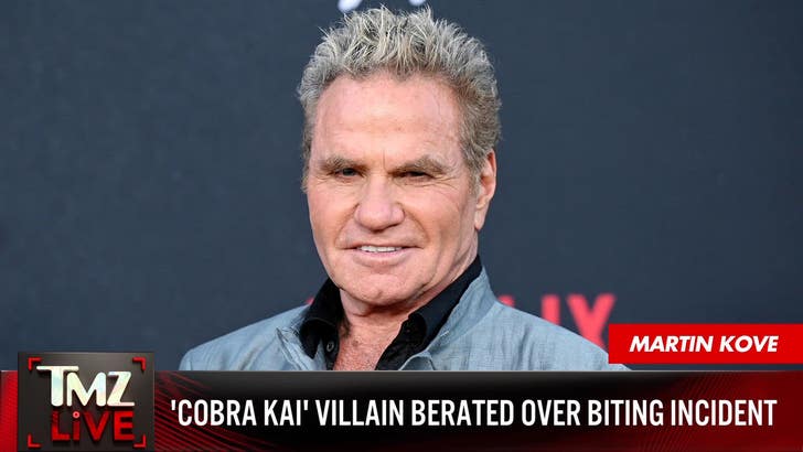 'Cobra Kai' Actor Martin Kove Apologizes For Biting Co-Star Alicia ...