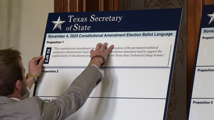 Texas secretary of state draws ballot order for 17 Constitutional ...
