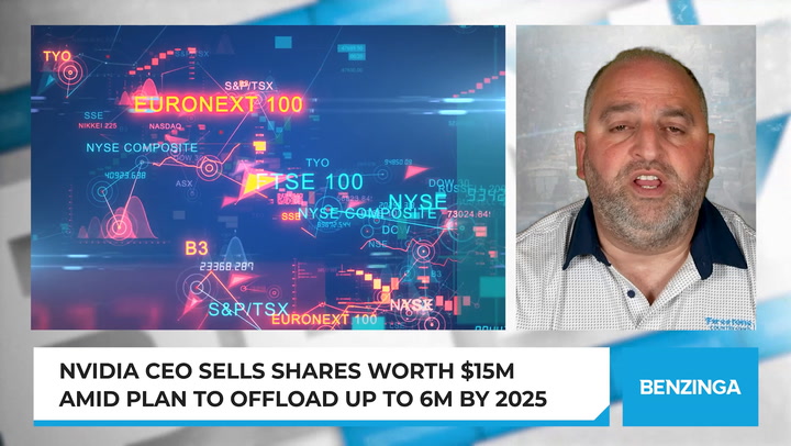 Nvidia CEO Sells Shares Worth $15M Amid Plan to Offload Up to 6M by 2025