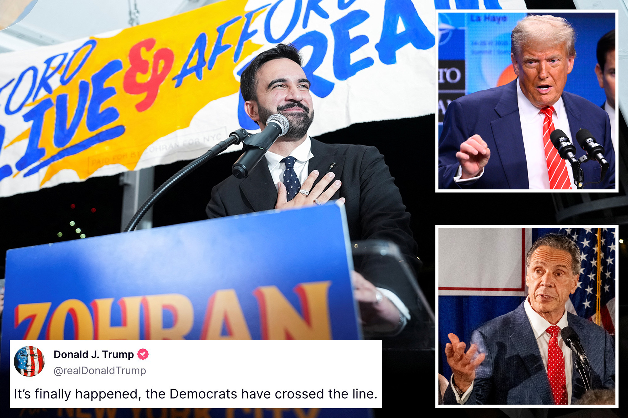 Trump blasts Zohran Mamdani as a ‘100% Communist Lunatic’ in scathing ...