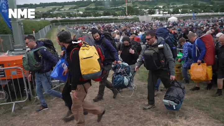 Glastonbury 2025: Watch the Eavis family open the gates and fans talk ...
