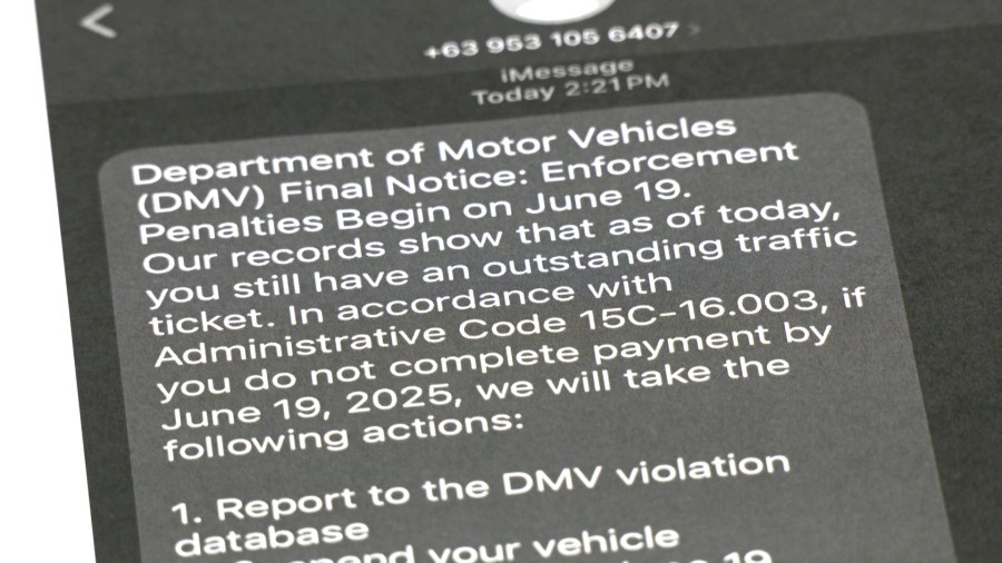 Beware of fake traffic ticket scams
