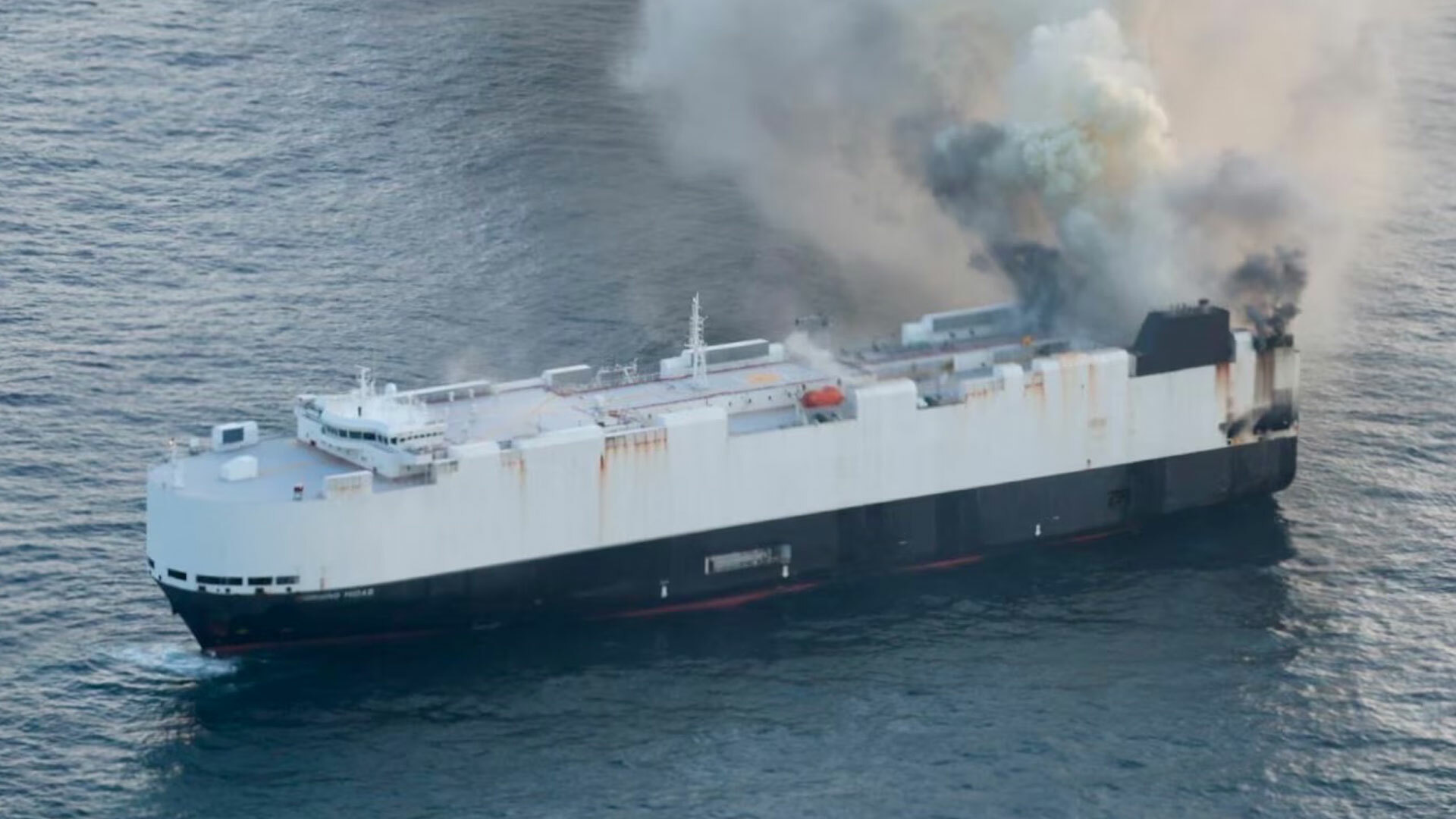 Burning Ship Full Of Cars Sinks After Mysterious Blaze Off Alaska