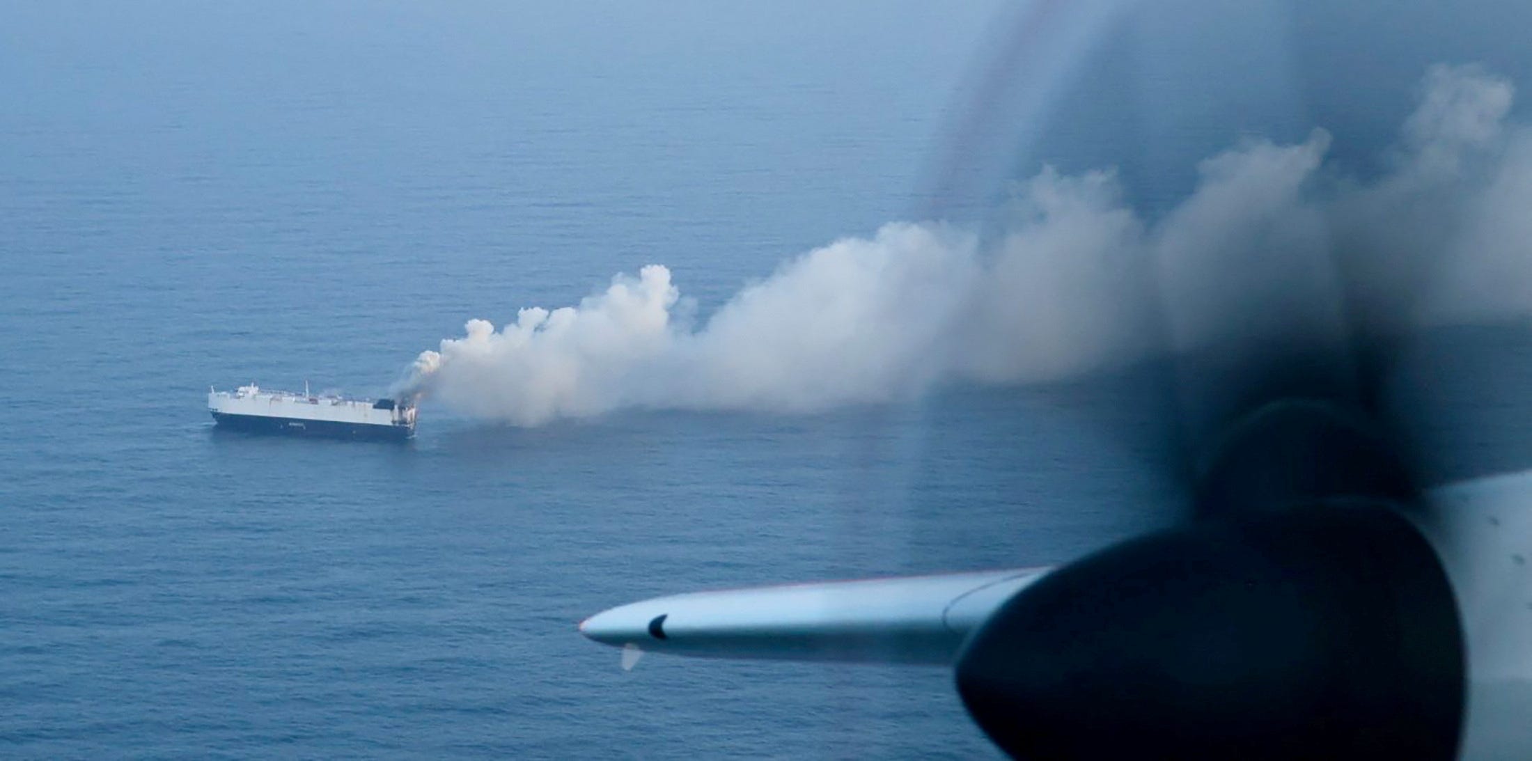 Massive ship carrying 3,000 cars sinks in international waters