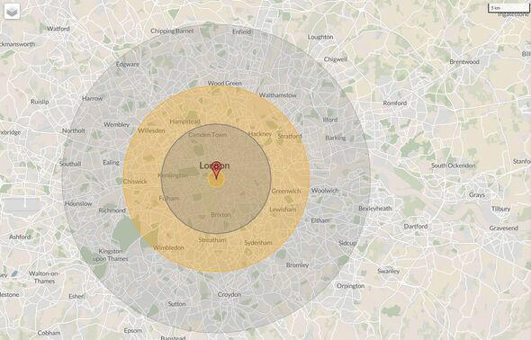 Nuke map shows what will happen if Russia or Iran strikes UK in 'WW3'