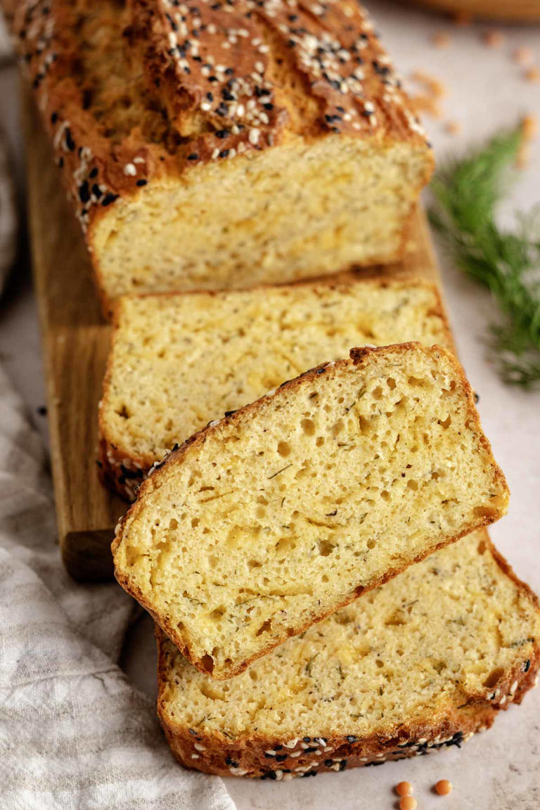 Healthy Flourless Lentil Bread