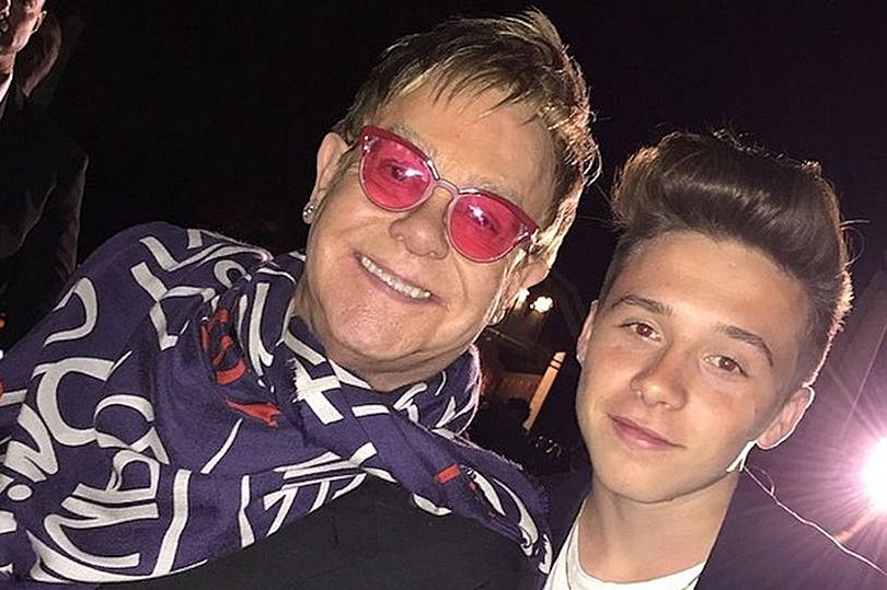 Elton John risks fuelling Beckham family 'feud' with message to godson ...