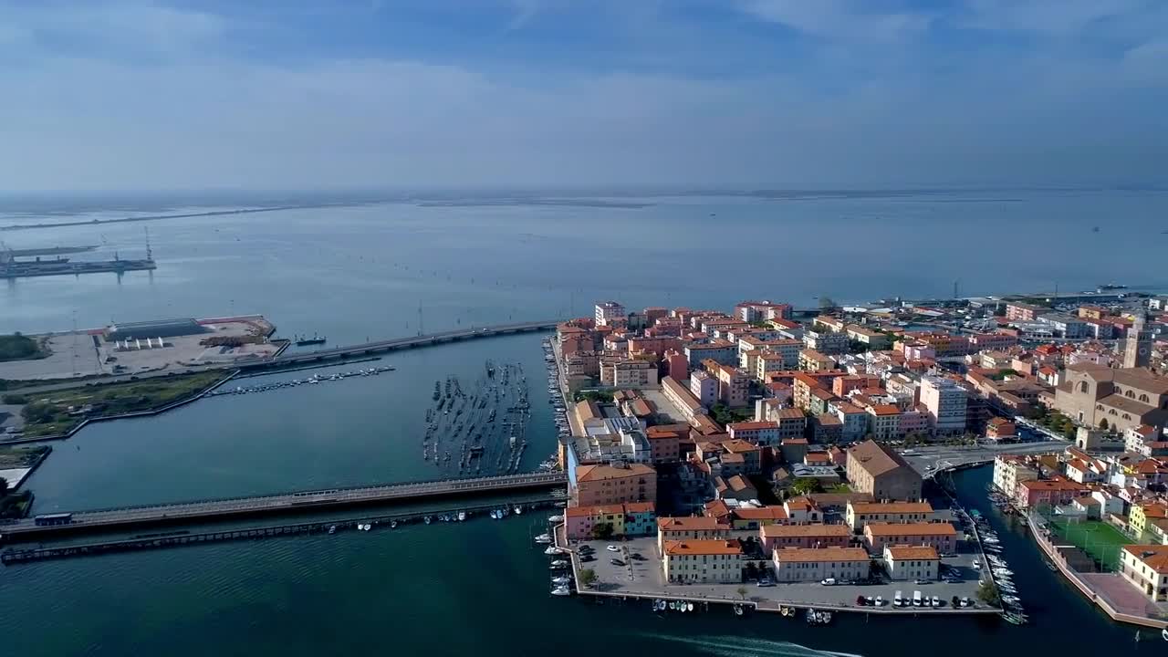 Chioggia From Above: Canals and Culture in Aerial Splendor