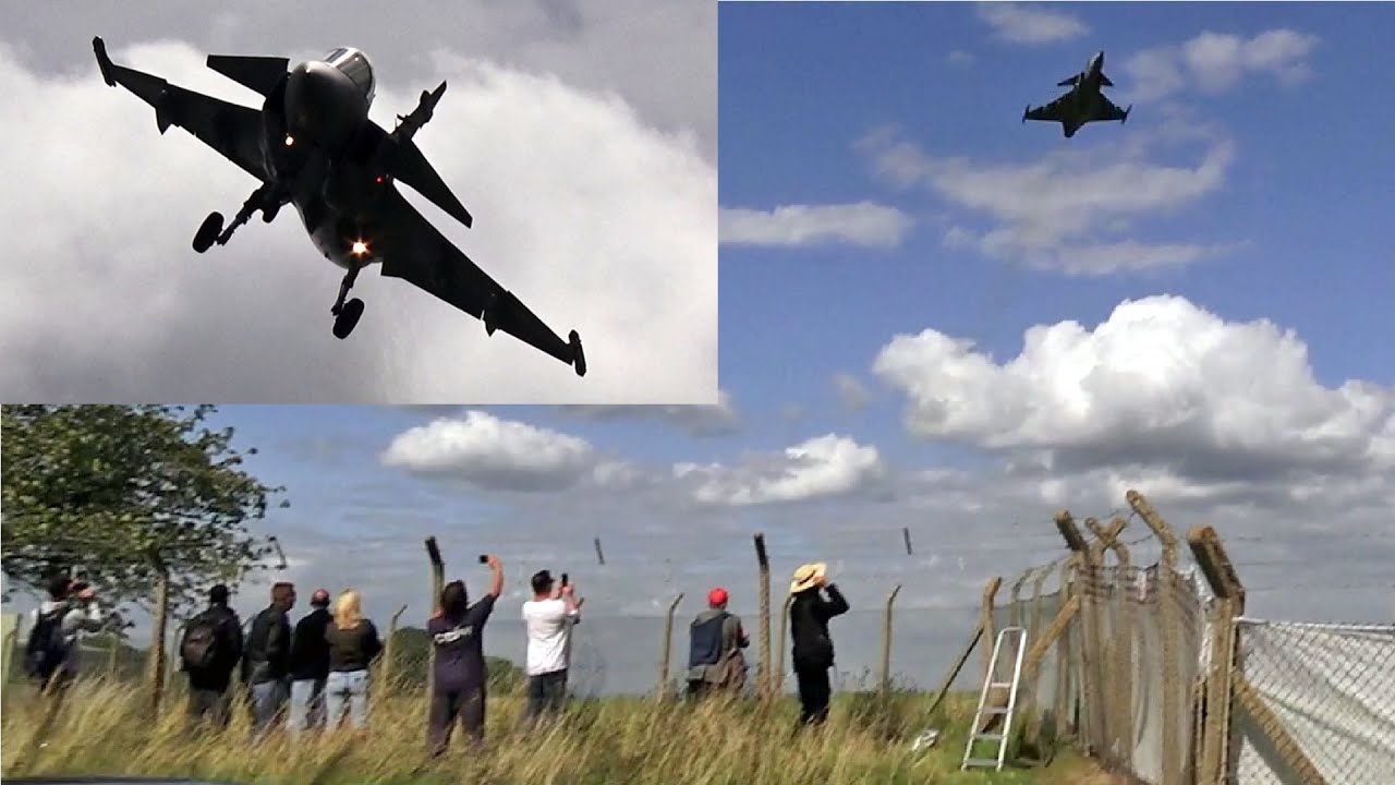 Awesome Czech Gripen Display Over Biggin Hill Airshow