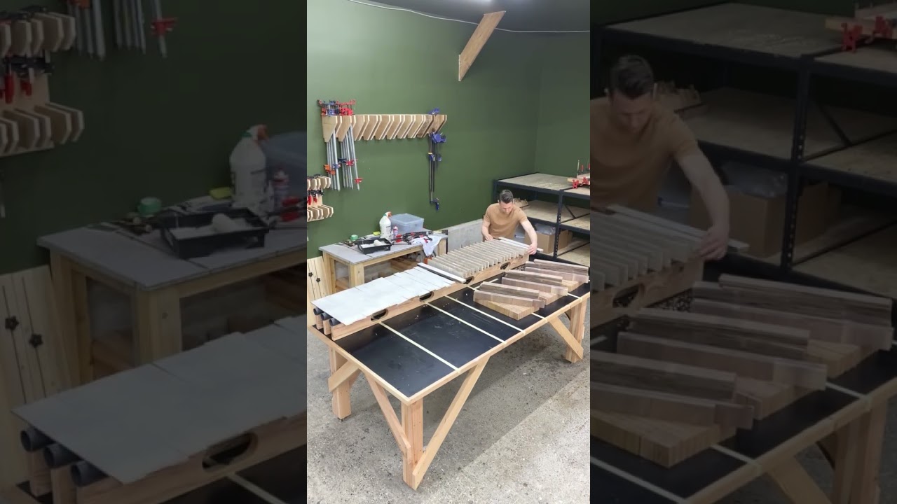 Brick cutting boards - final glue ups