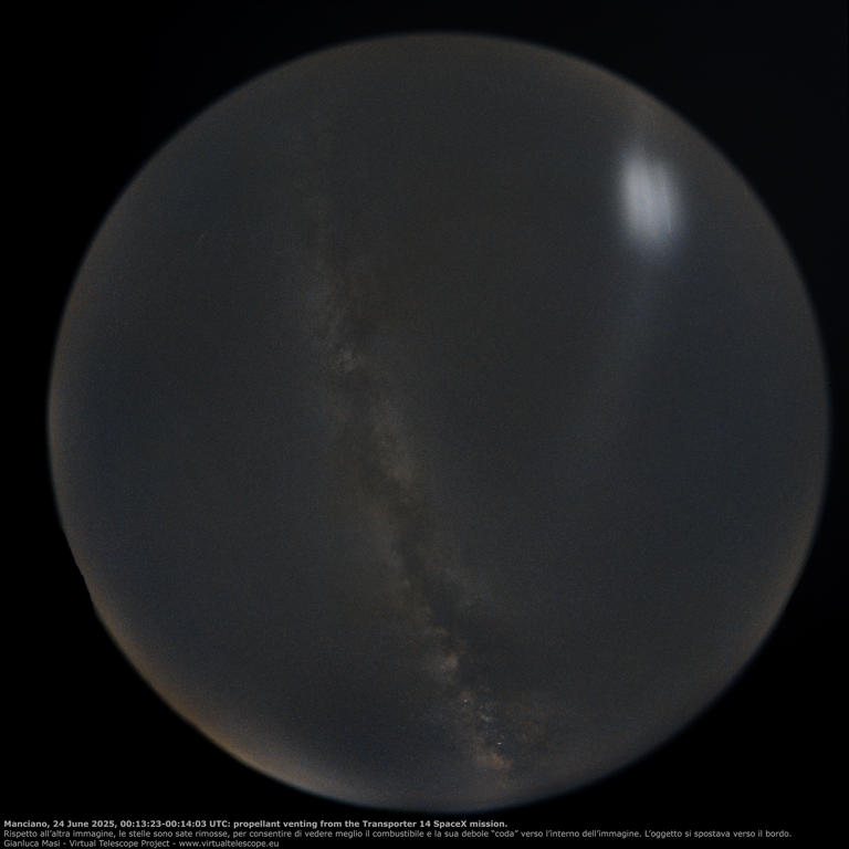 Stargazers in Europe spot a strange cloud from SpaceX Falcon 9 rocket ...