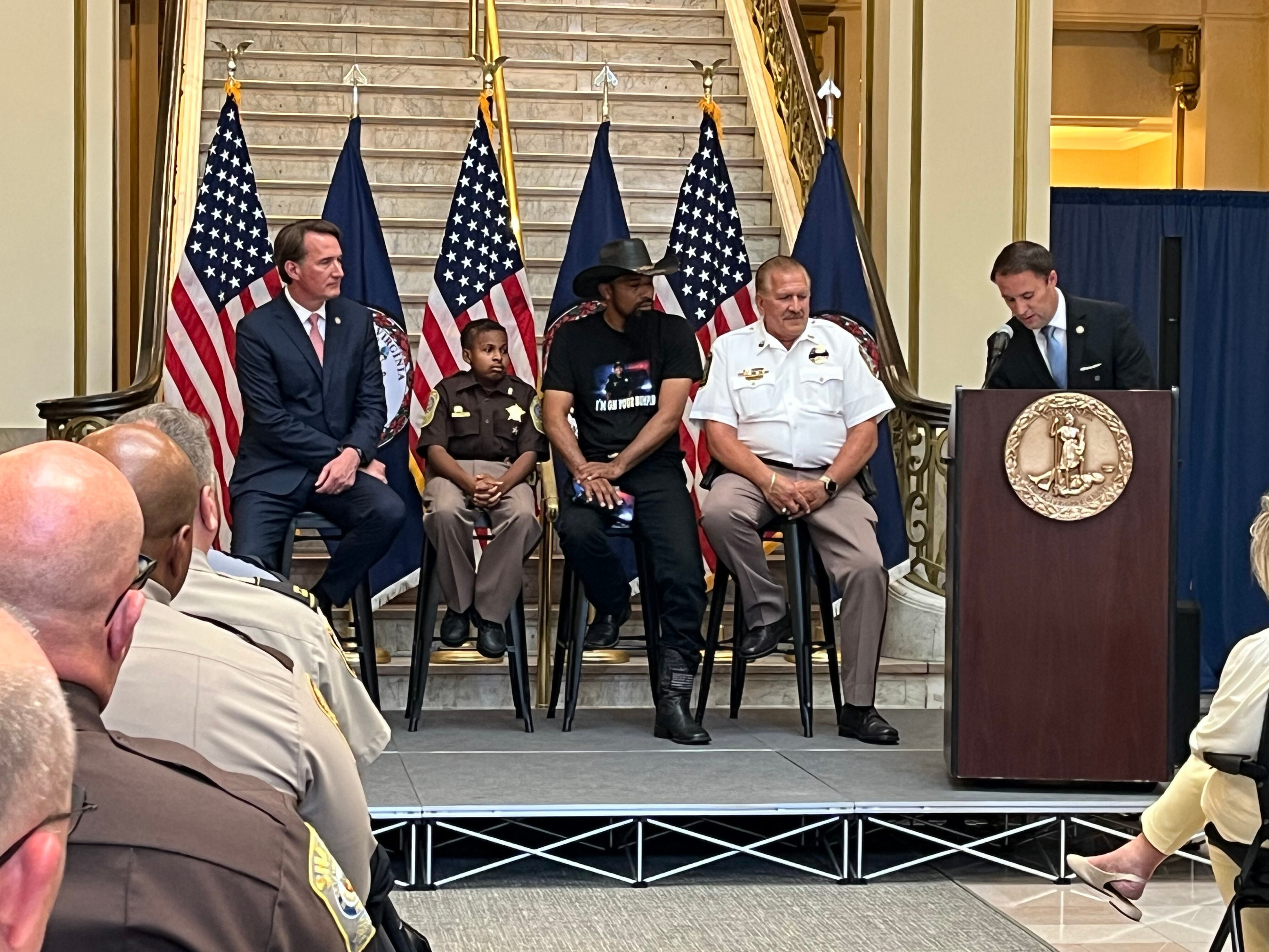 13-year-old battling brain cancer sworn into multiple Va. law ...