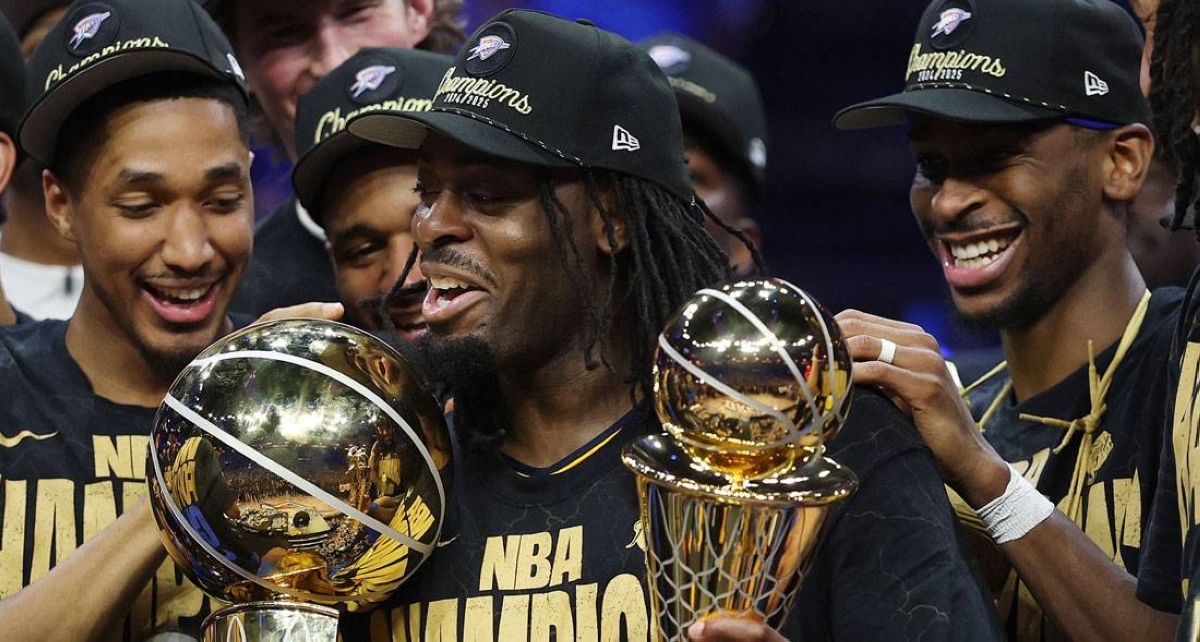 Thunder celebrate first NBA title with OKC parade