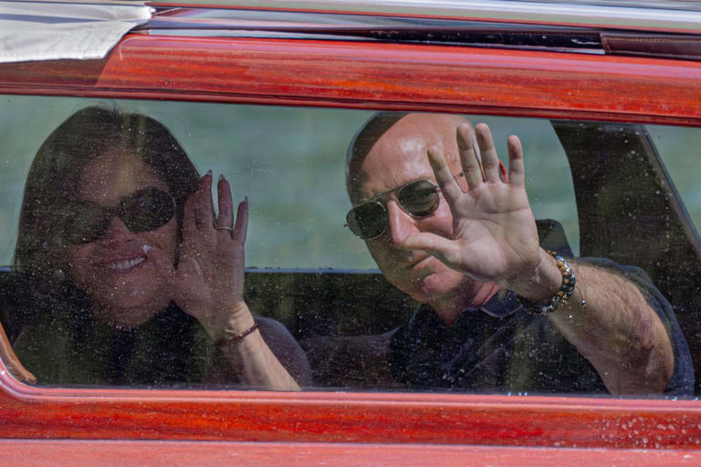 How protesters plan to disrupt the Bezos wedding…. with blow-up crocodiles