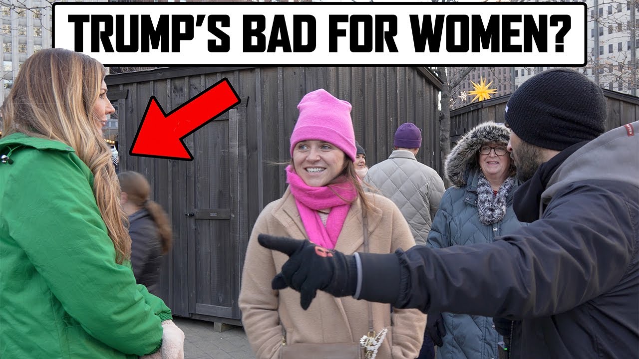 Trump-supporting woman faces off with liberals