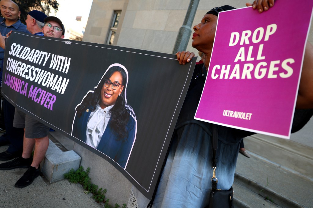 NJ Dem Rep. LaMonica McIver pleads not guilty to assault charges after ...