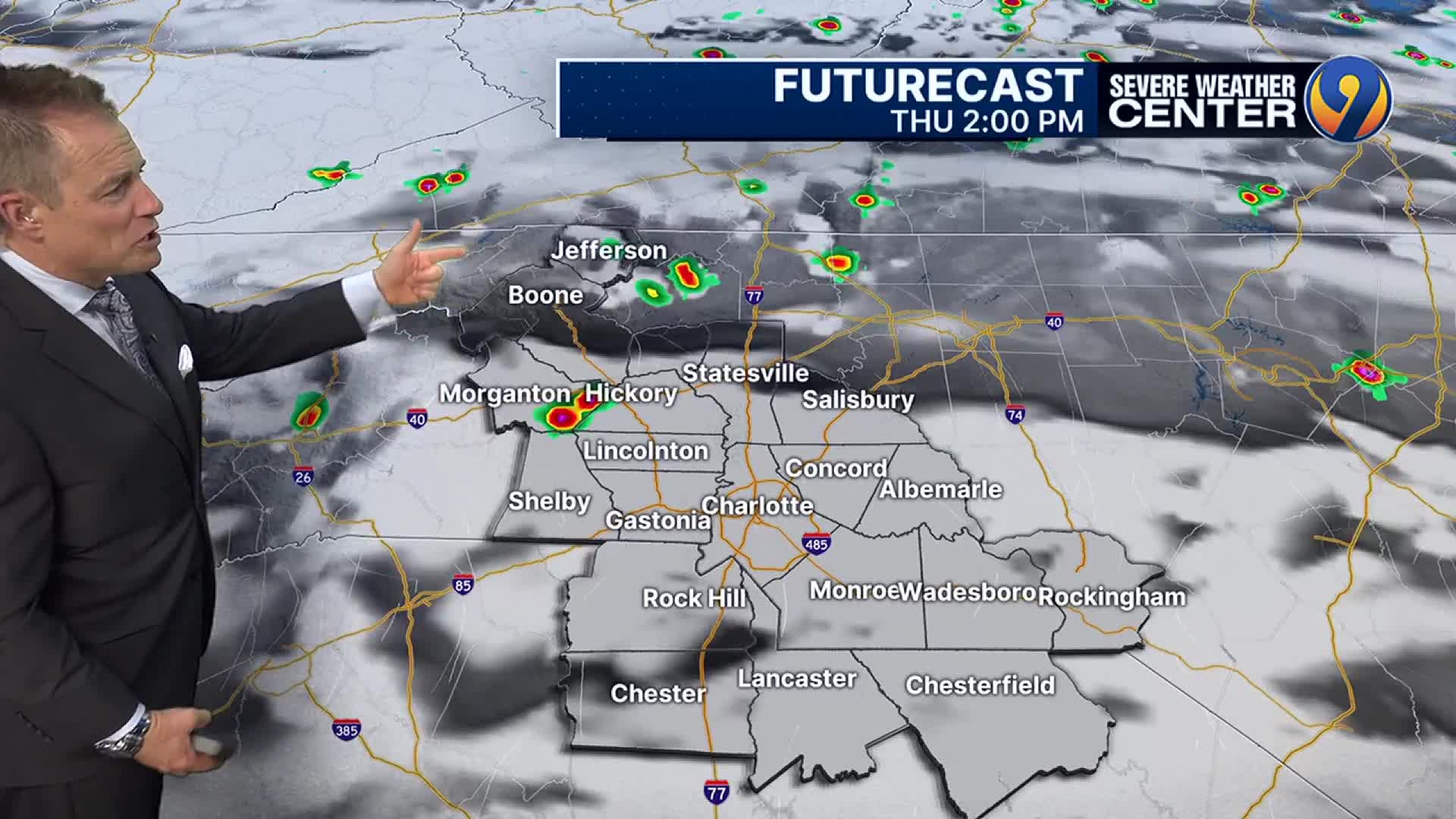 TRACKING: Severe thunderstorm warnings issued