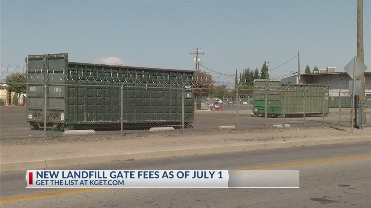 City of Bakersfield to make changes to landfill gate fees on July 1