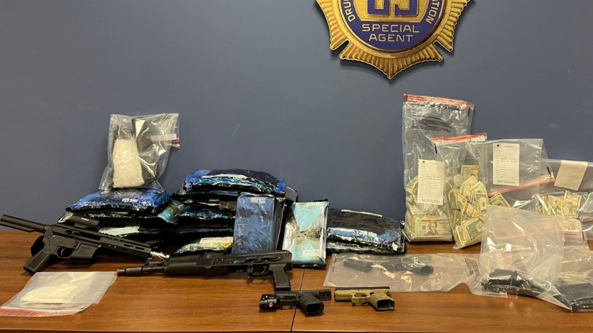 Meth, fentanyl, guns and cash seized in major drug bust in Murfreesboro