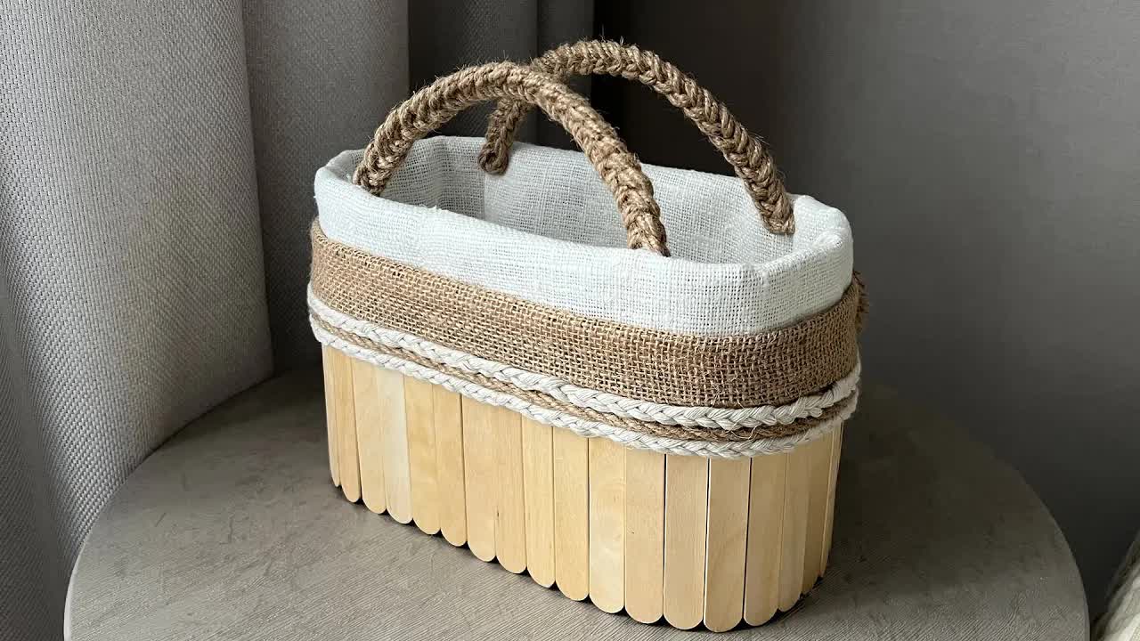 Diy! Beautiful Basket From Cheap Materials With Your Own Hands ...
