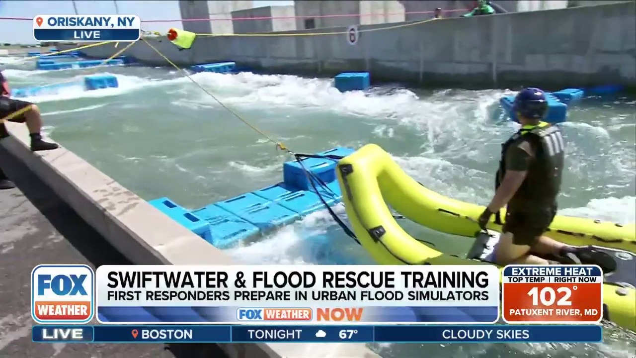 First responders prepare for flash flood situations in urban flood ...