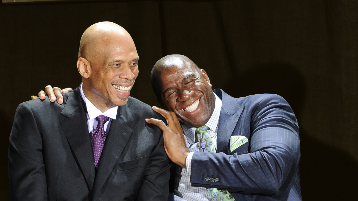 "No question" - Magic Johnson explains why he’d pick Kareem Abdul ...