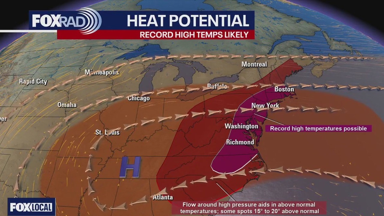 Heat wave brings triple-digit temps to Midwest, Northeast U.S.