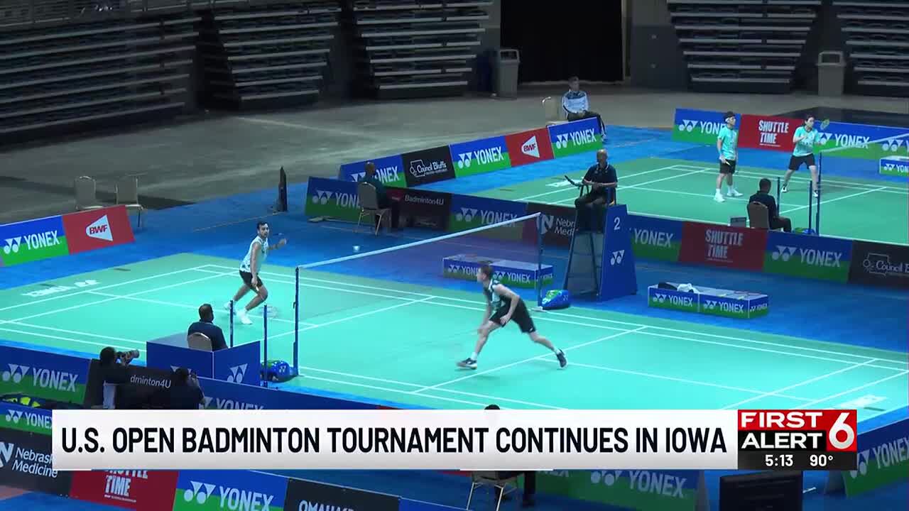 U.S. Open for badminton competes in Council Bluffs