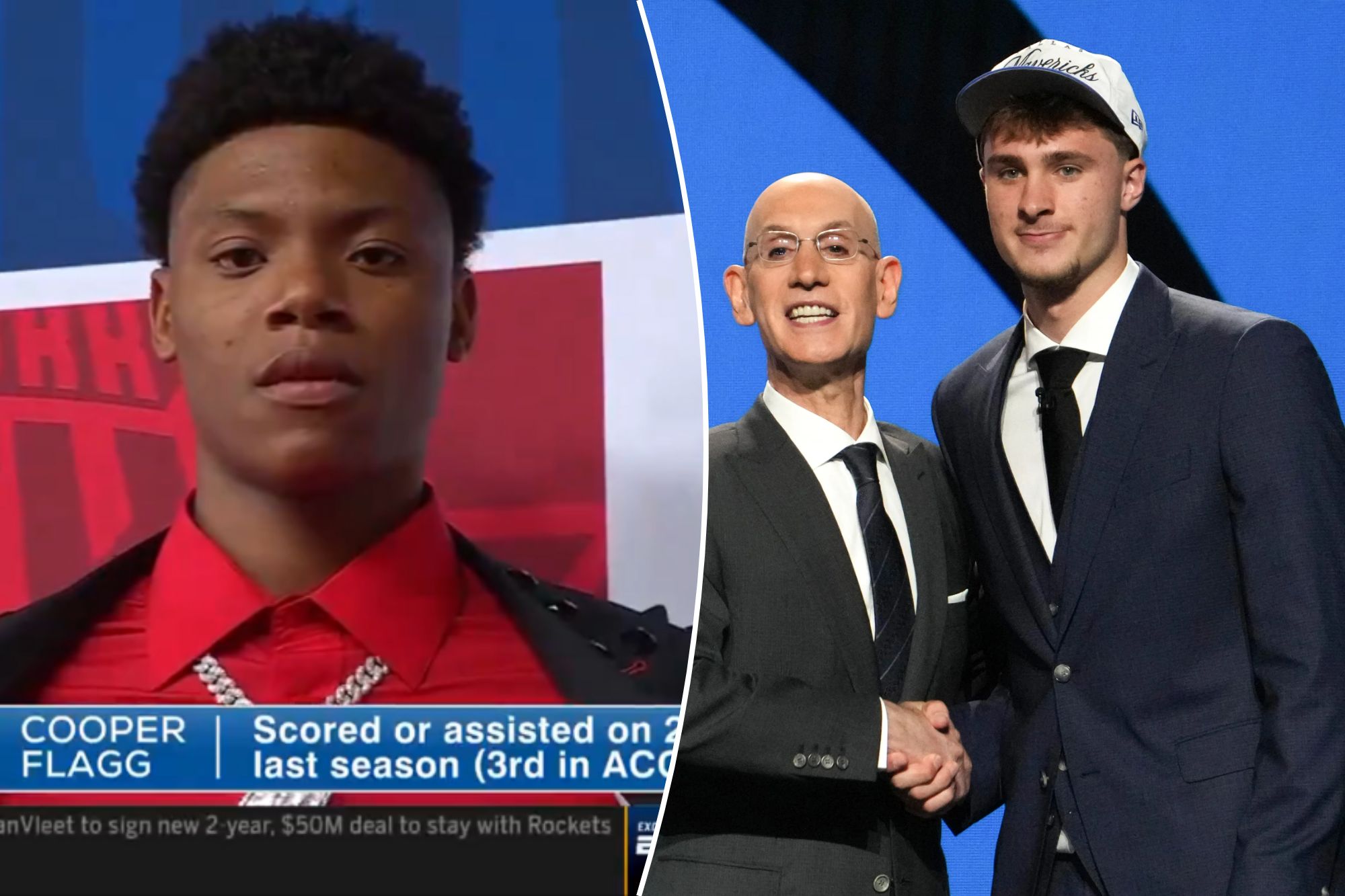 ESPN makes wild Cooper Flagg blunder at 2025 NBA Draft