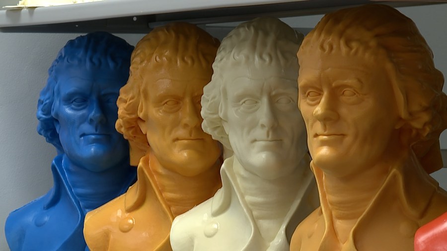 Bicentennial busts honor and celebrate Thomas Jefferson in Jefferson Parish