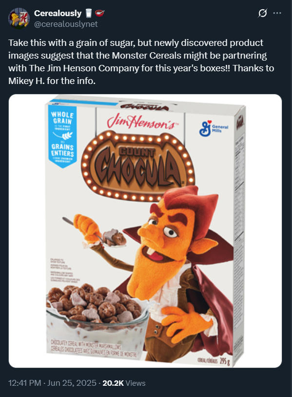 RUMOR: The Muppets Collab with Monster Cereals is Coming Soon?