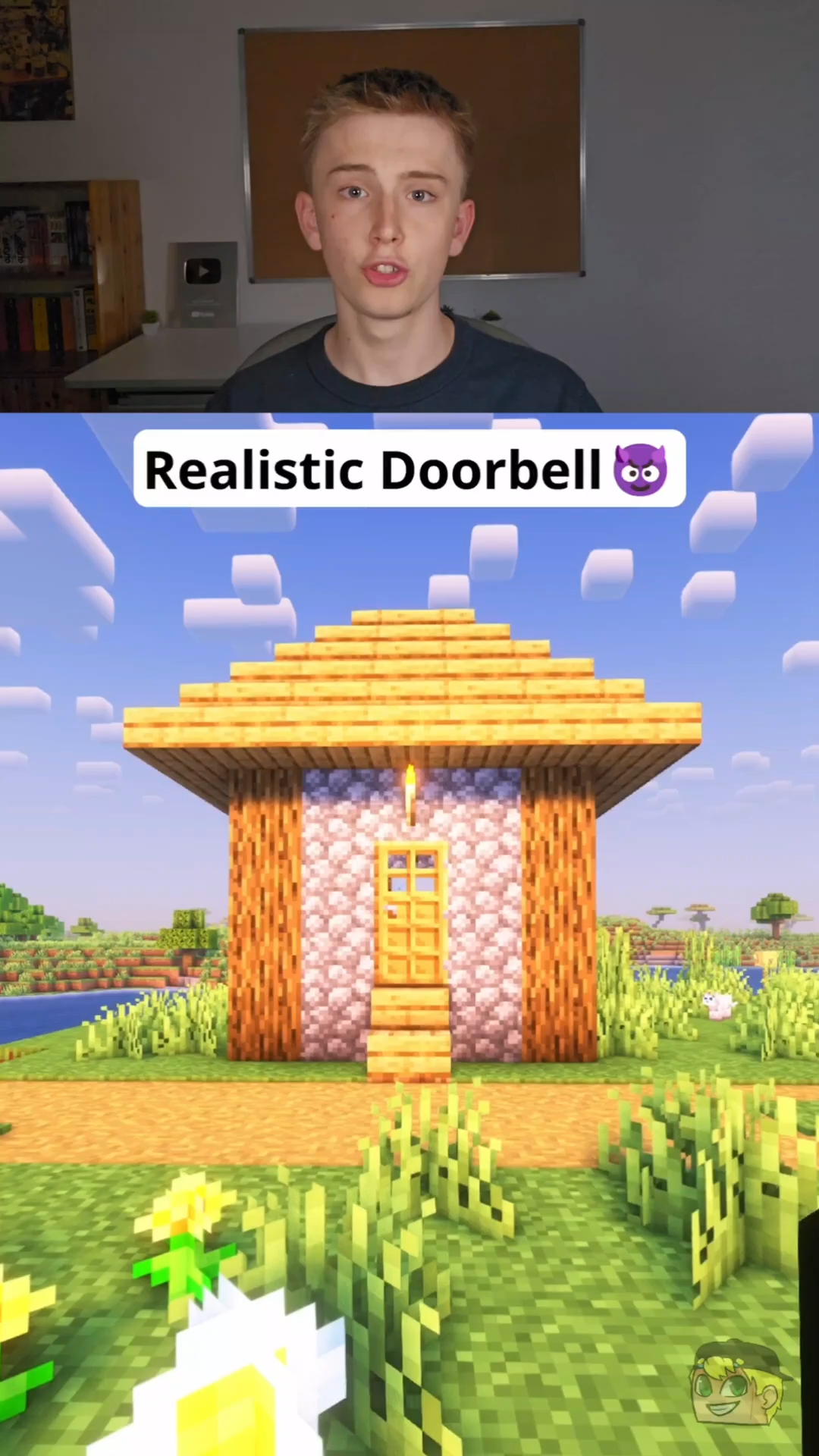 How to Build a Realistic Doorbell in Minecraft 😈 | Redstone Sound ...