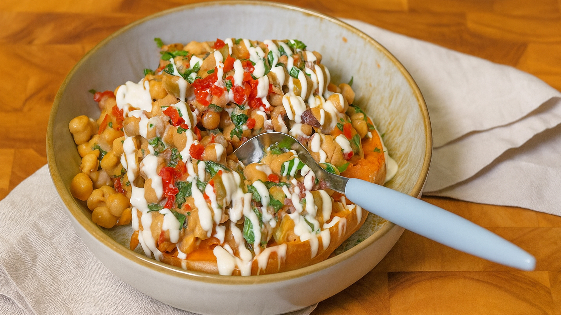 How to Make a Vegan Loaded Baked Sweet Potato | Hearty, Flavourful ...