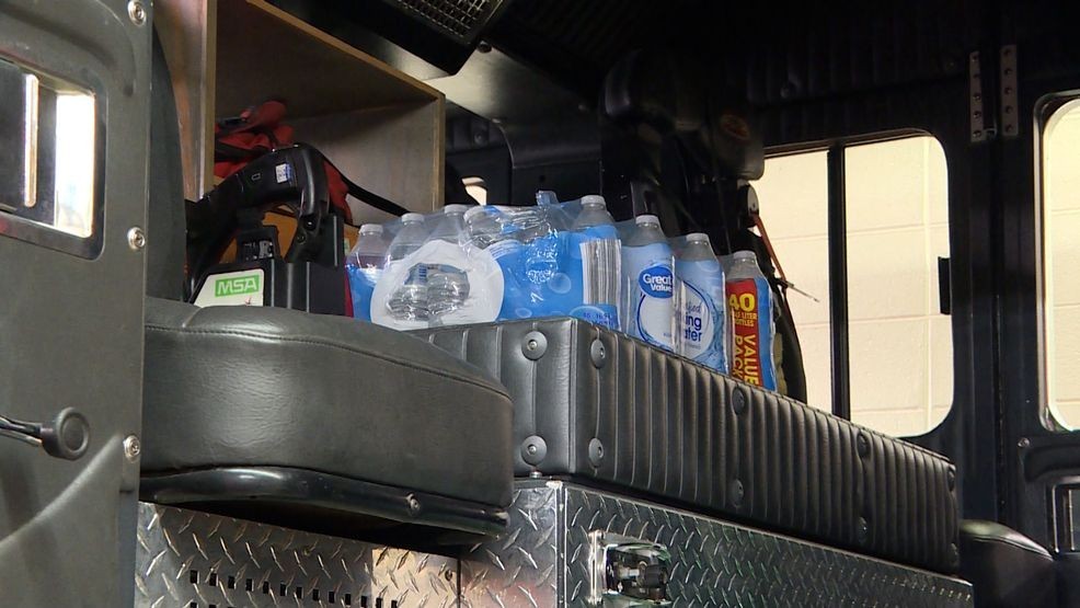 Firefighters battle dehydration while fighting fires during heatwave