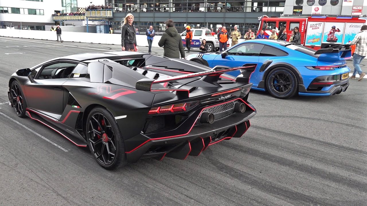 Supercars Drag Racing! SVJ, GT Street R, BRABUS 700, 800HP TT-RS, GT3 ...